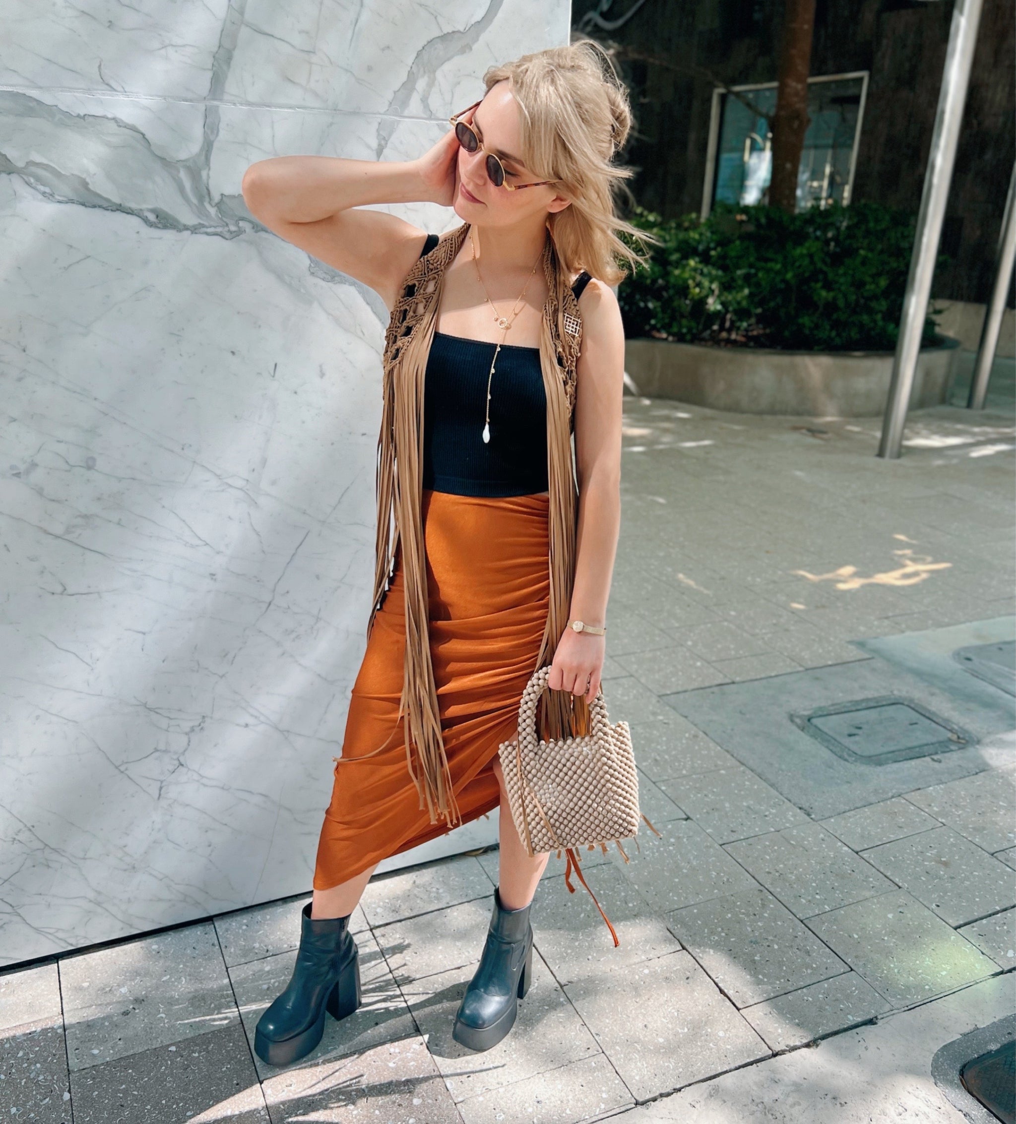 Marina Macrame Beach Skirt, Macrame Swim Cover Up – Munai